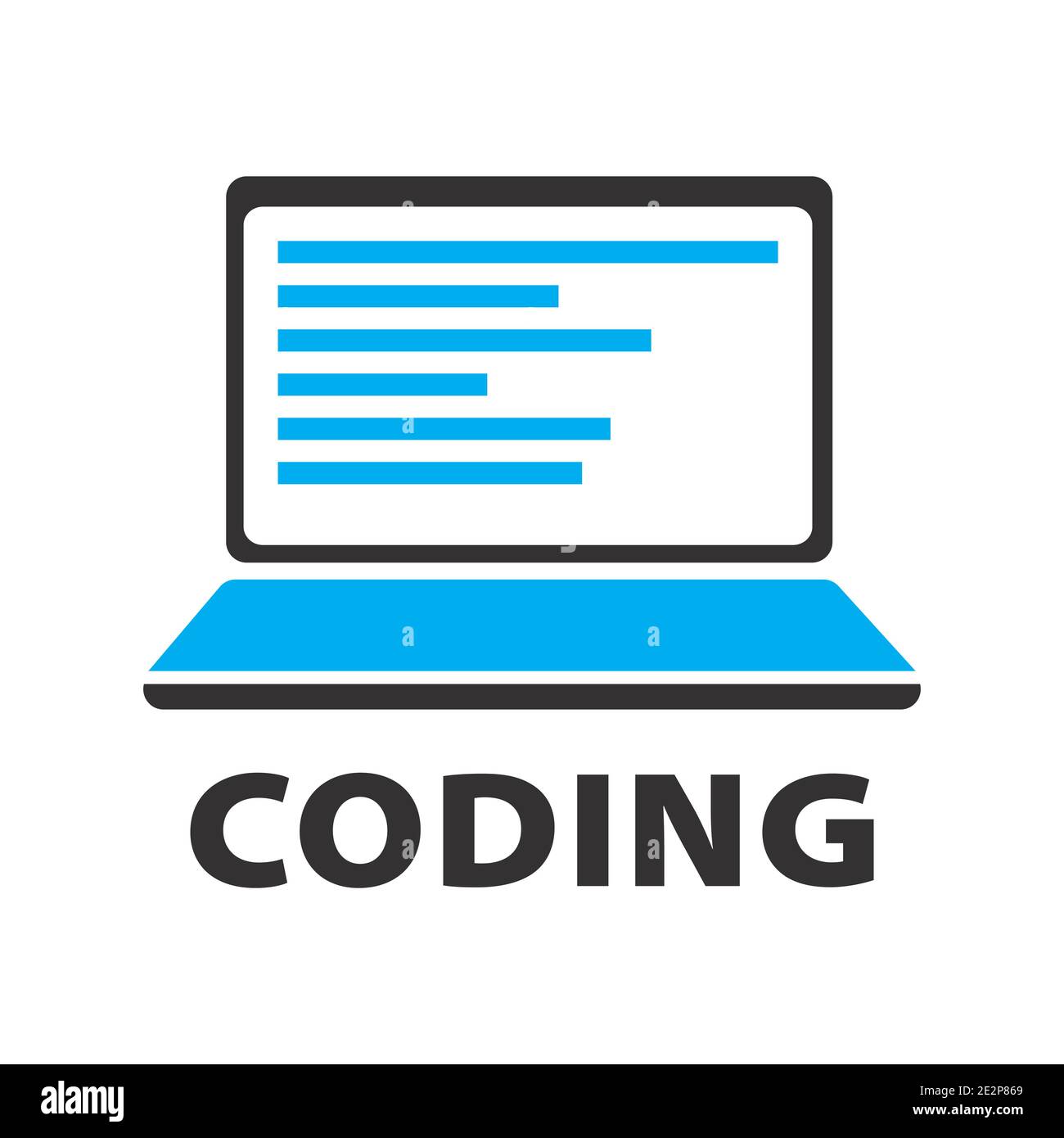 Vector logo of coding, it company Stock Vector Image & Art - Alamy