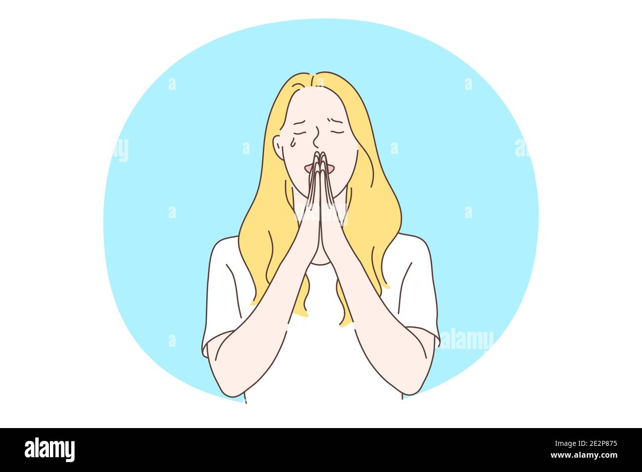 Grief negative Stock Vector Images - Alamy