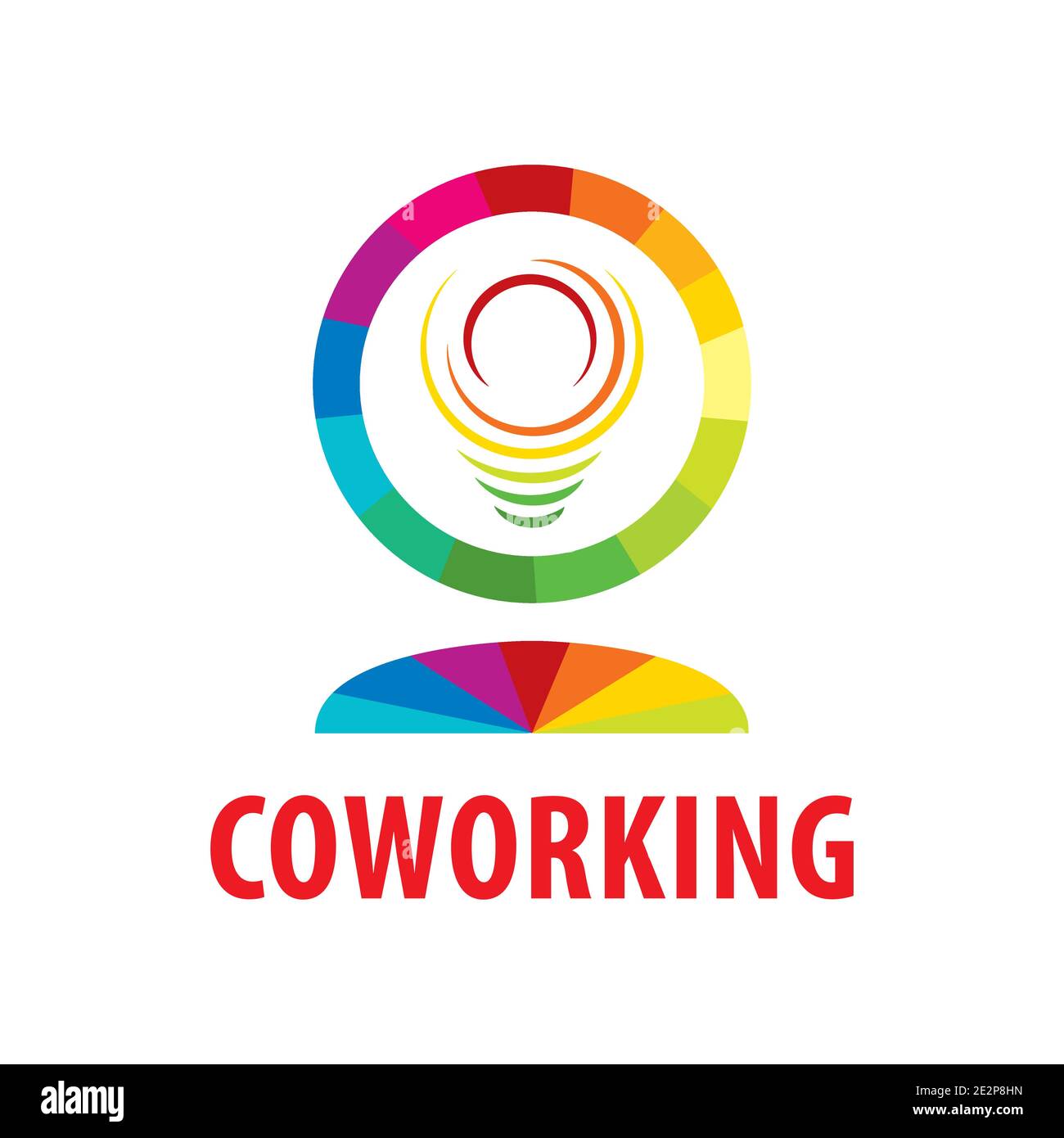 Vector logo coworking and workspace Stock Vector Image & Art - Alamy