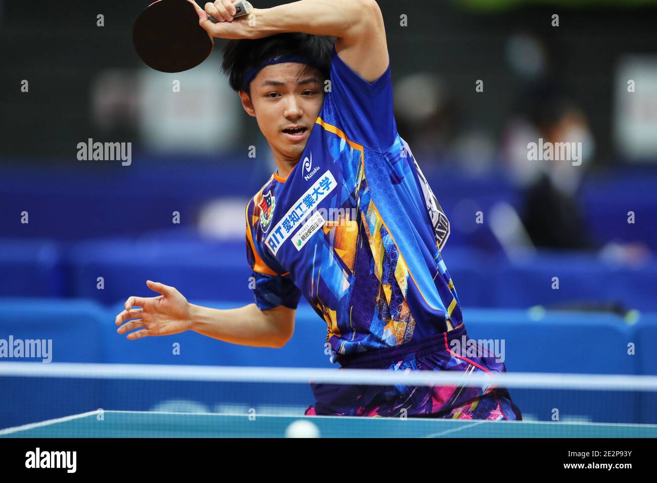 Osaka, Japan. 14th Jan, 2021. Yuto Kizukuri Table Tennis : All Japan ...