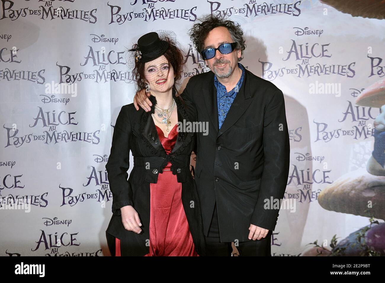 Tim burton and wife helena bonham carter hi-res stock photography and ...