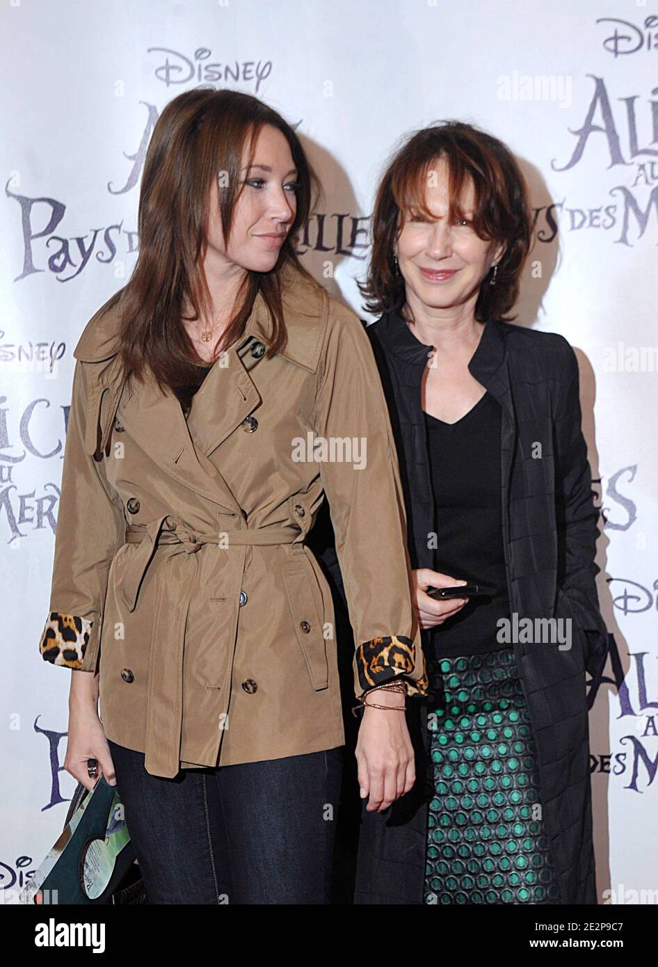 Laura Smet and Nathalie Baye attending the premiere of 'Alice in ...
