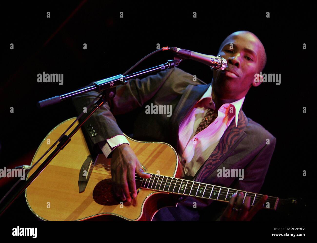 Haitian singer Belo performs during a unique benefit-concert for Haiti ...