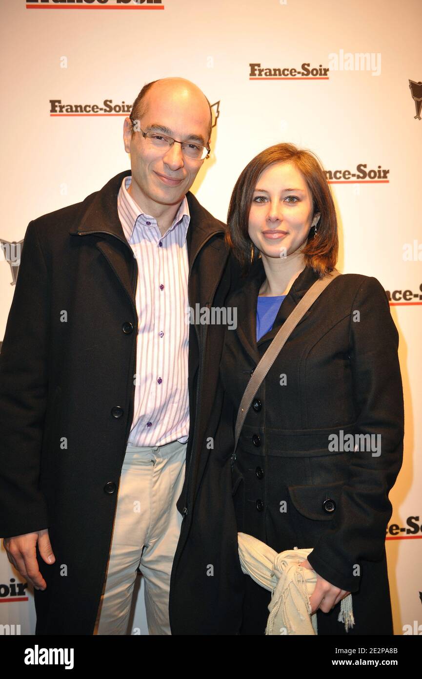 Bernard Weber attending the 'France soir' newspaper launch party, at ...