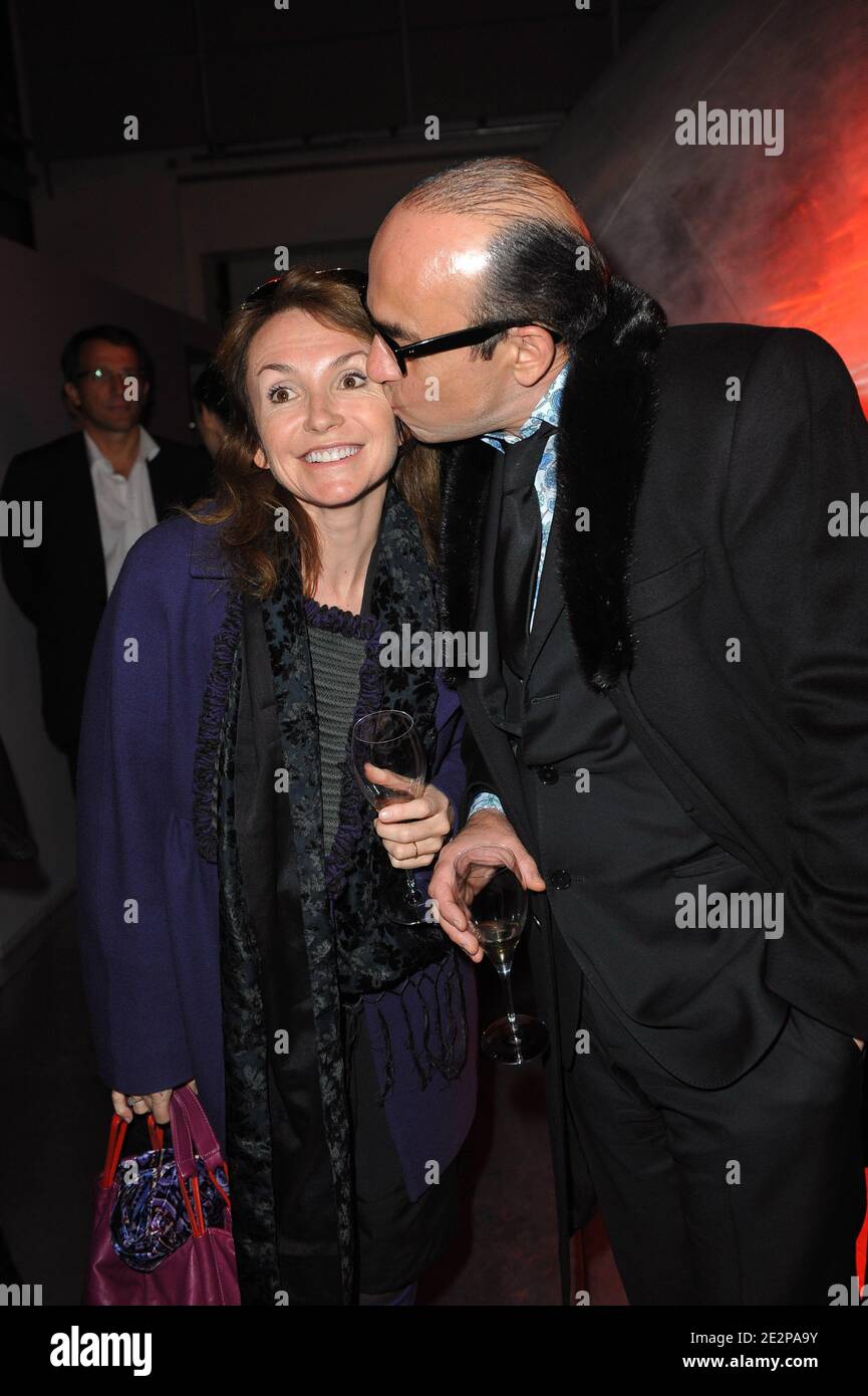 Karl Zero and Daisy D'Errata attending the 'France soir' newspaper ...