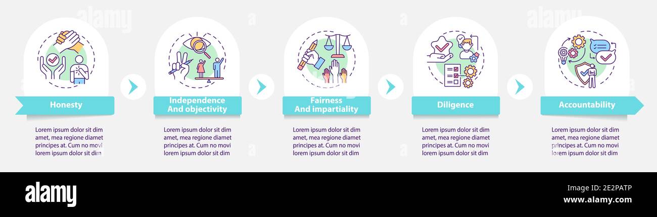 Media ethics vector infographic template Stock Vector Image & Art - Alamy