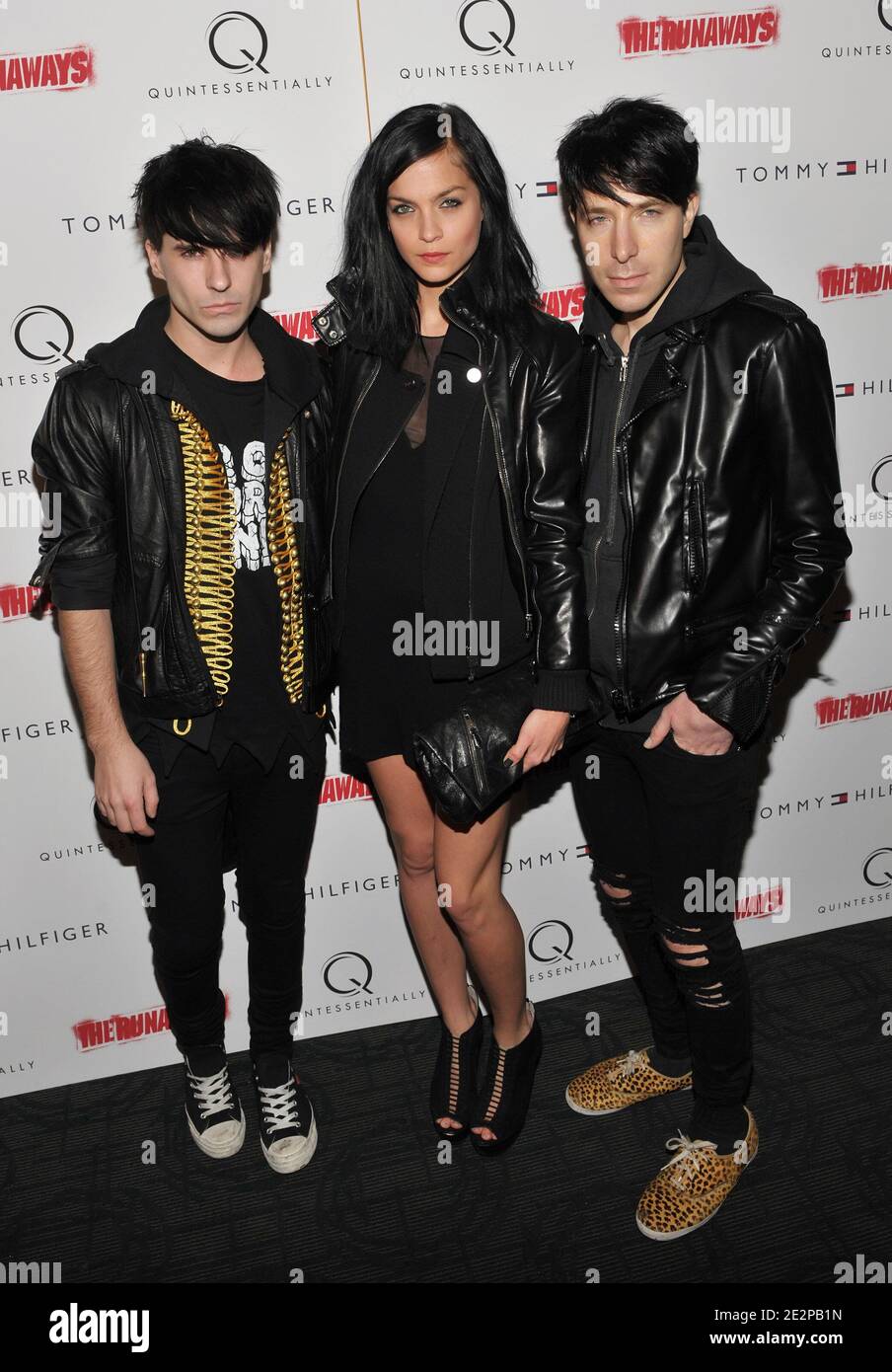 (L-R) DJs Geordon Nicol, Leigh Lezark and Greg Krelenstein of The ...
