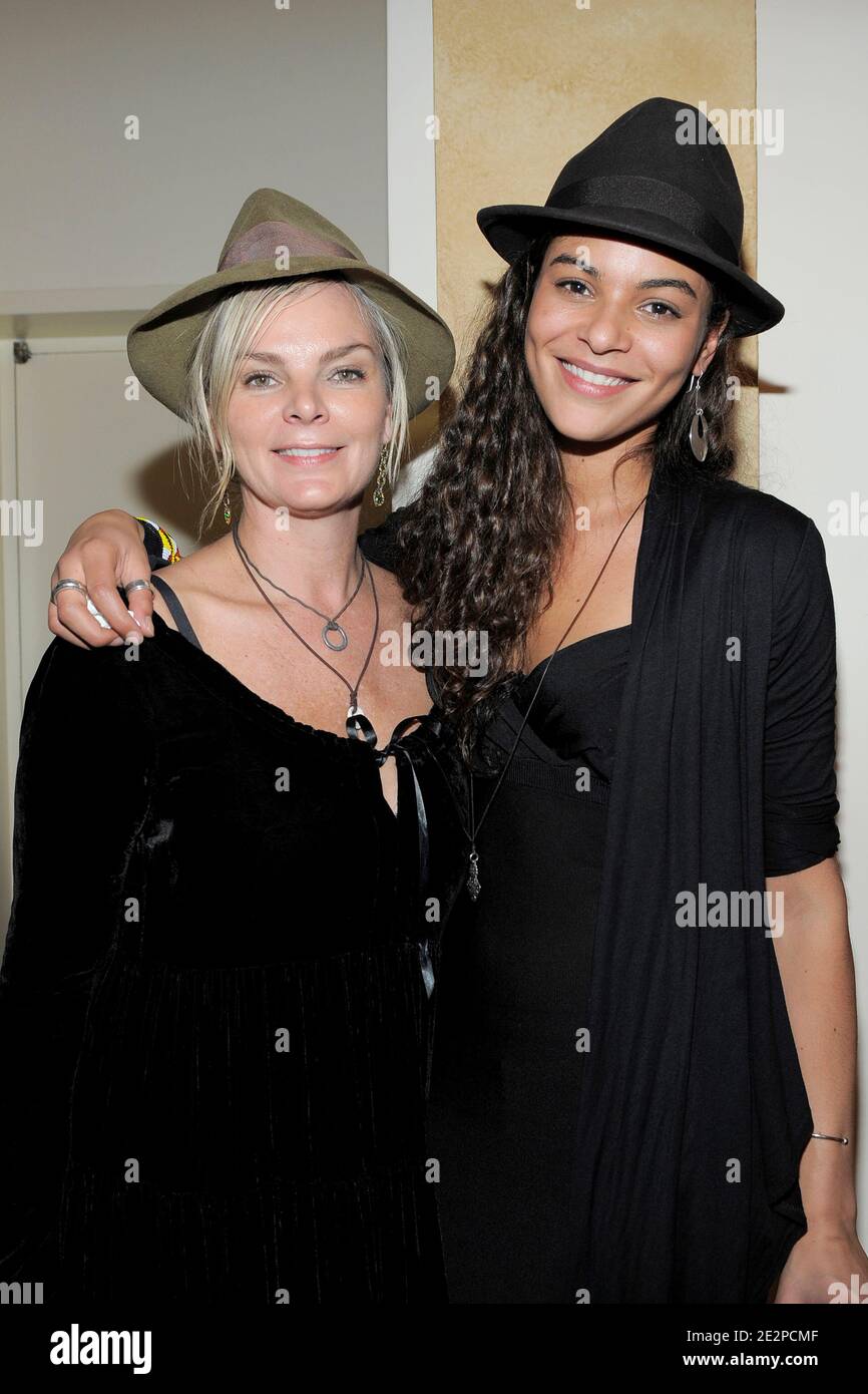 "Cecilia Rodhe and daughter Yelena Noah attend the ""Build a School and ...