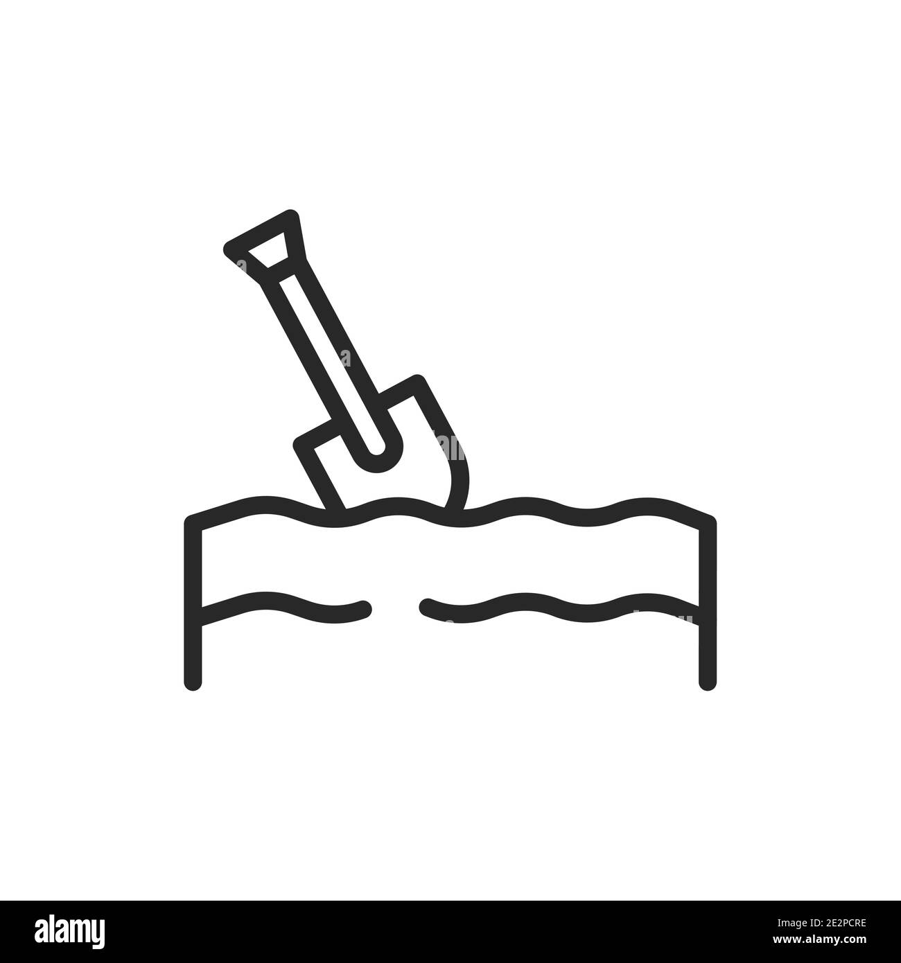 Illustration line drawing digging hi-res stock photography and images ...