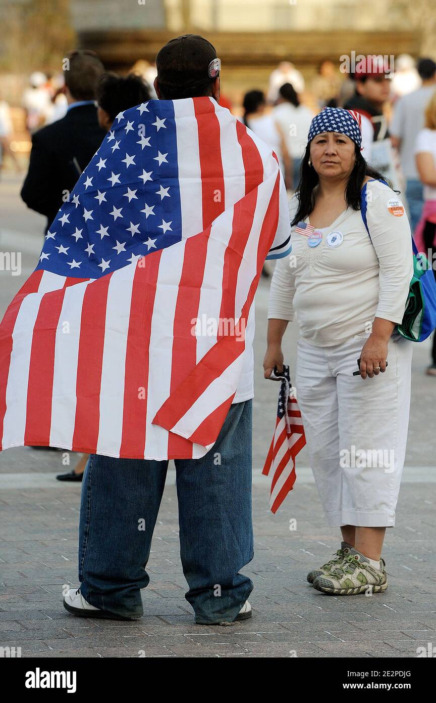 Protestors participate in a 'March For America' demonstration calling ...