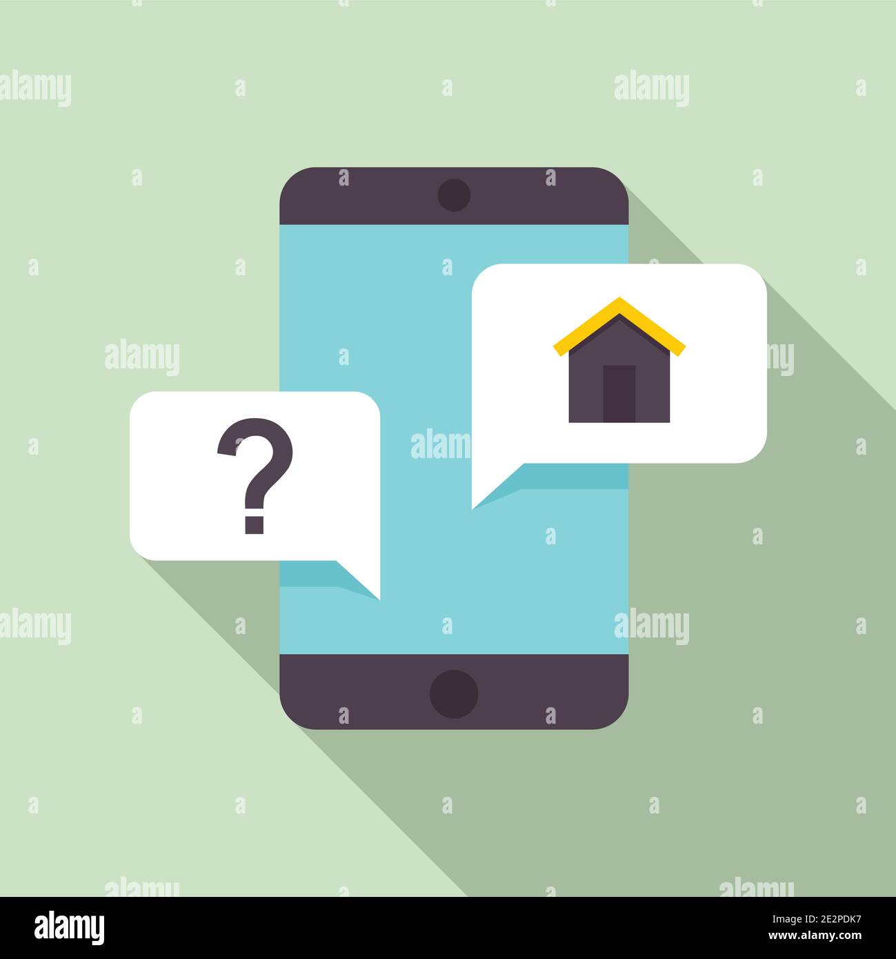 Businessman smartphone map location Stock Vector Images - Alamy