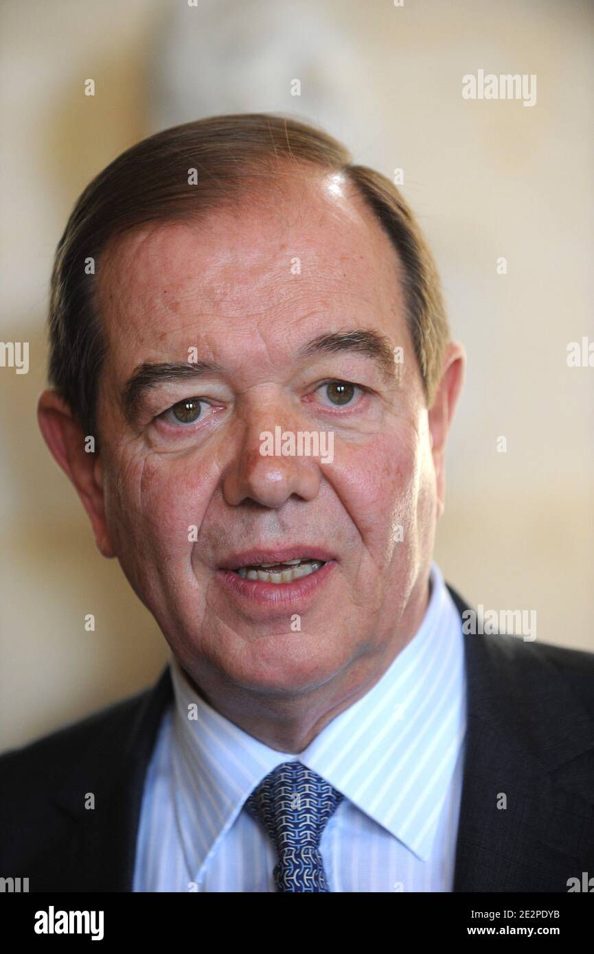 UMP MP Patrick Ollier is pictured at the National Assembly in Paris ...