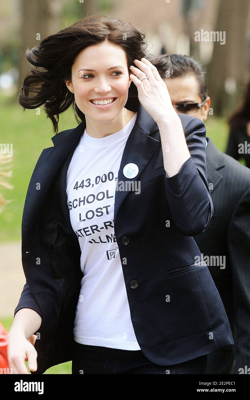 Singer and actress Mandy Moore attends The 2010 World Water Day ...