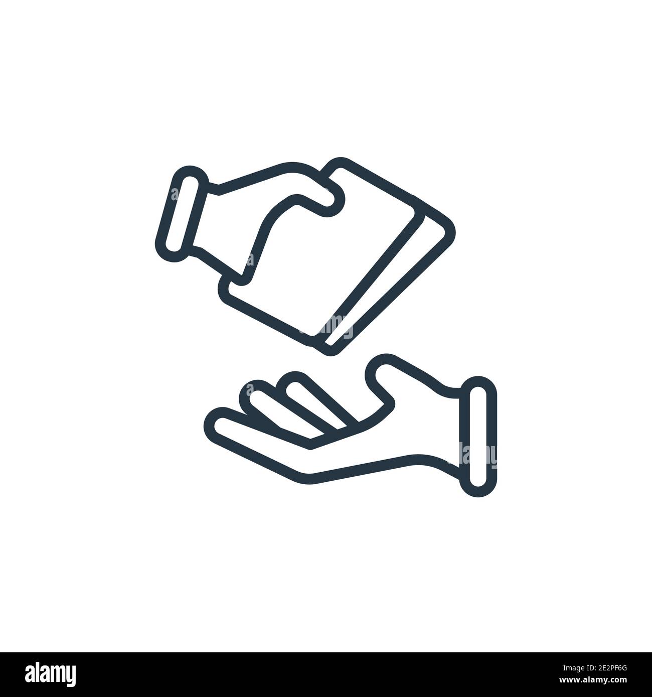 Corruption outline vector icon. Thin line black corruption icon, flat ...