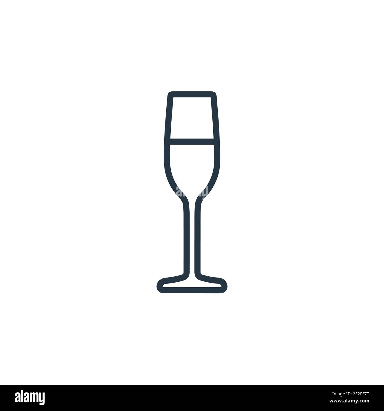 French 75 outline vector icon. Thin line black french 75 icon, flat ...