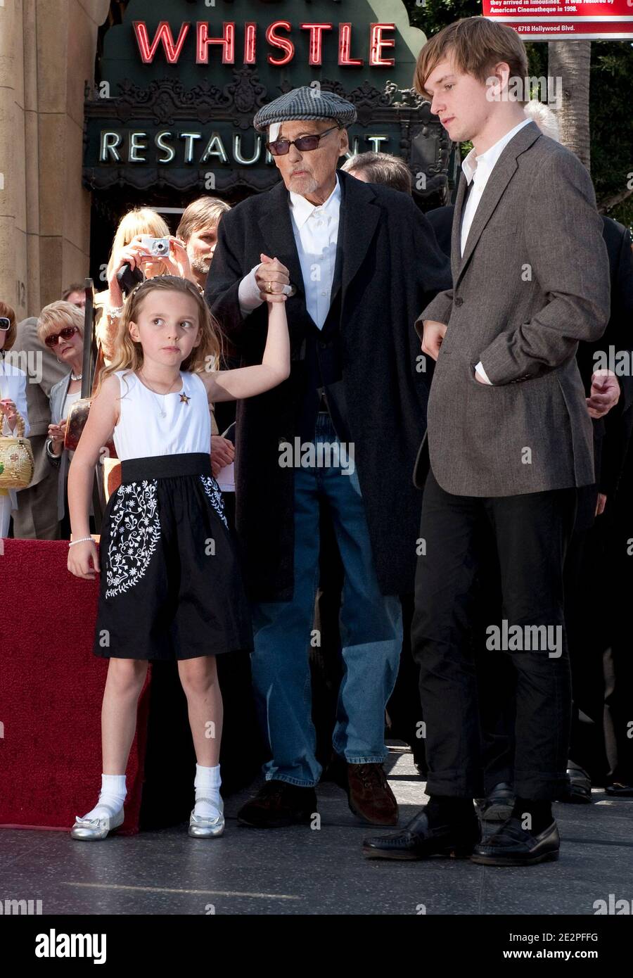Dennis Hopper is honored with the 2,403rd Star on the Hollywood Walk of ...