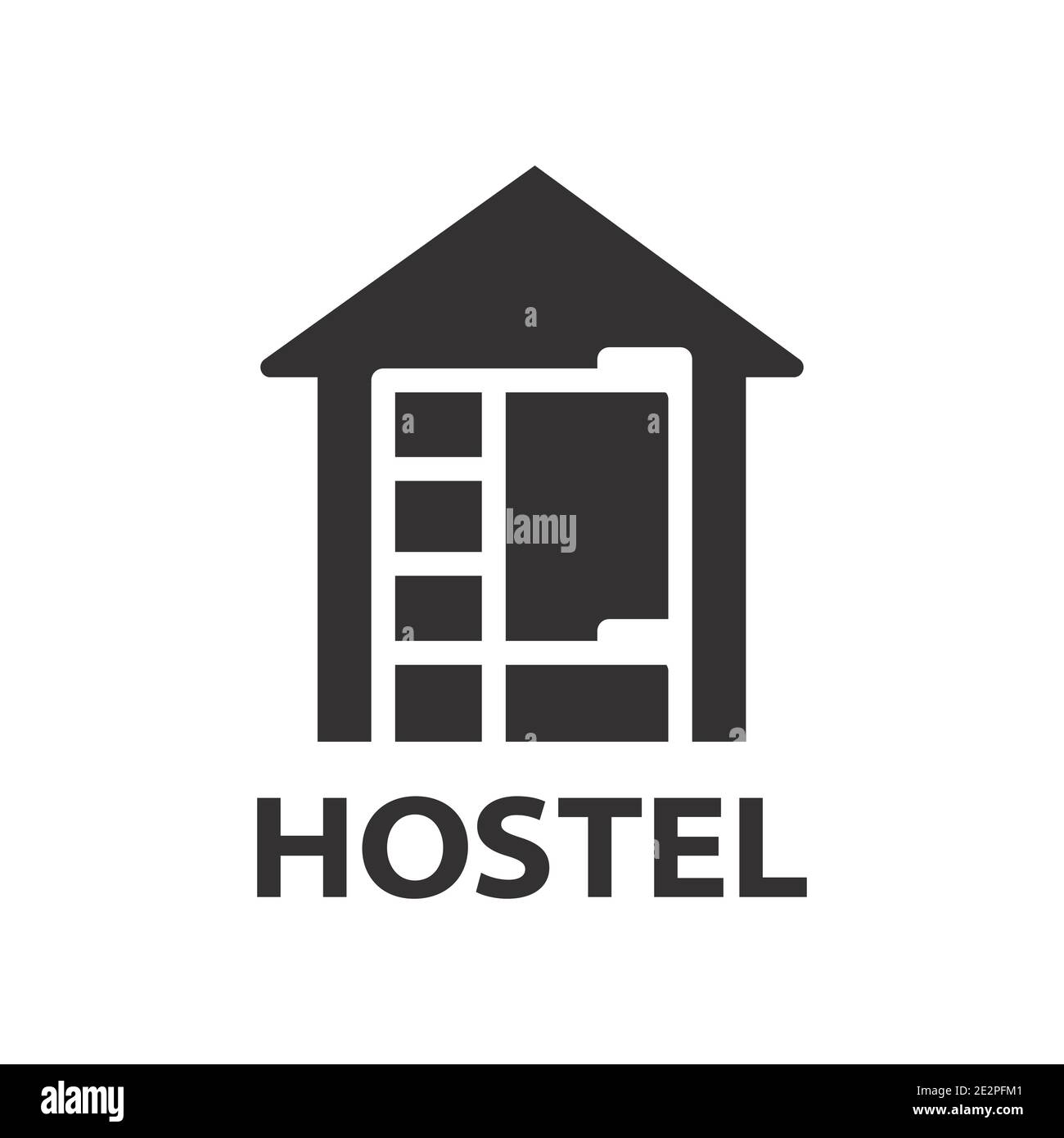 Vector logo of a hostel, hotel Stock Vector Image & Art - Alamy
