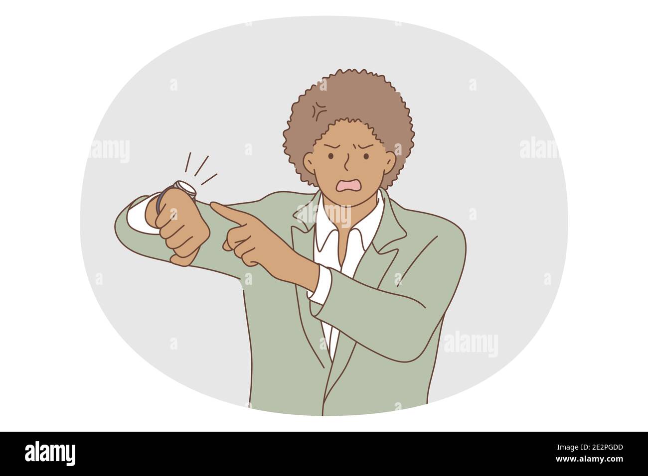 Anger management cartoon Cut Out Stock Images & Pictures - Alamy
