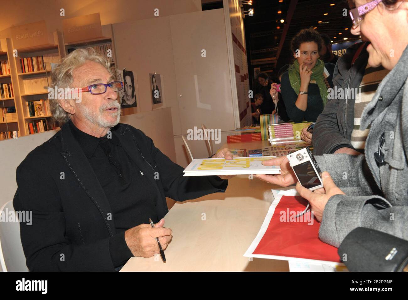 Pierre Richard attending the Paris Book Fair 'Le Salon Du Livre' held ...