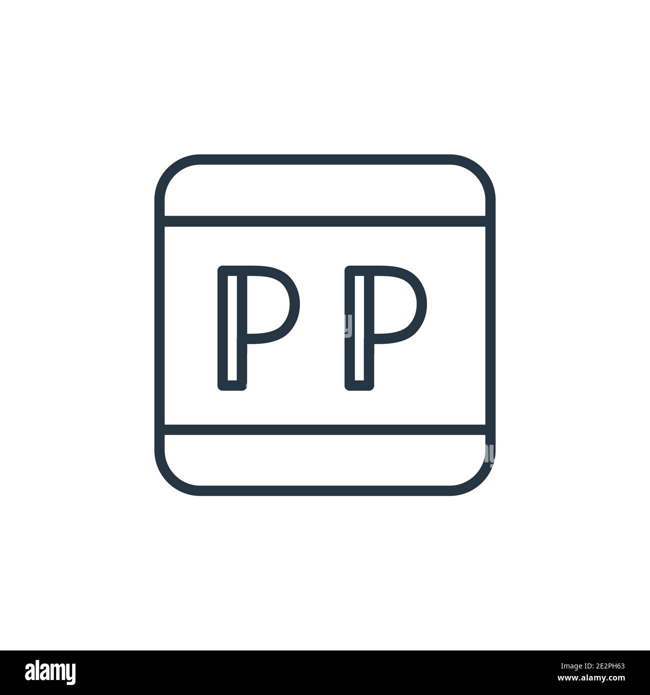 Paypoint outline vector icon. Thin line black paypoint icon, flat ...