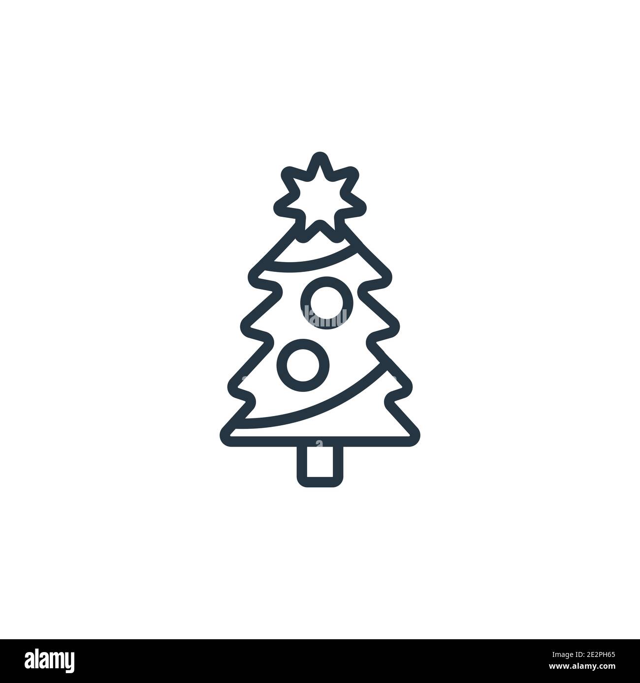 Simple Christmas Tree Outline