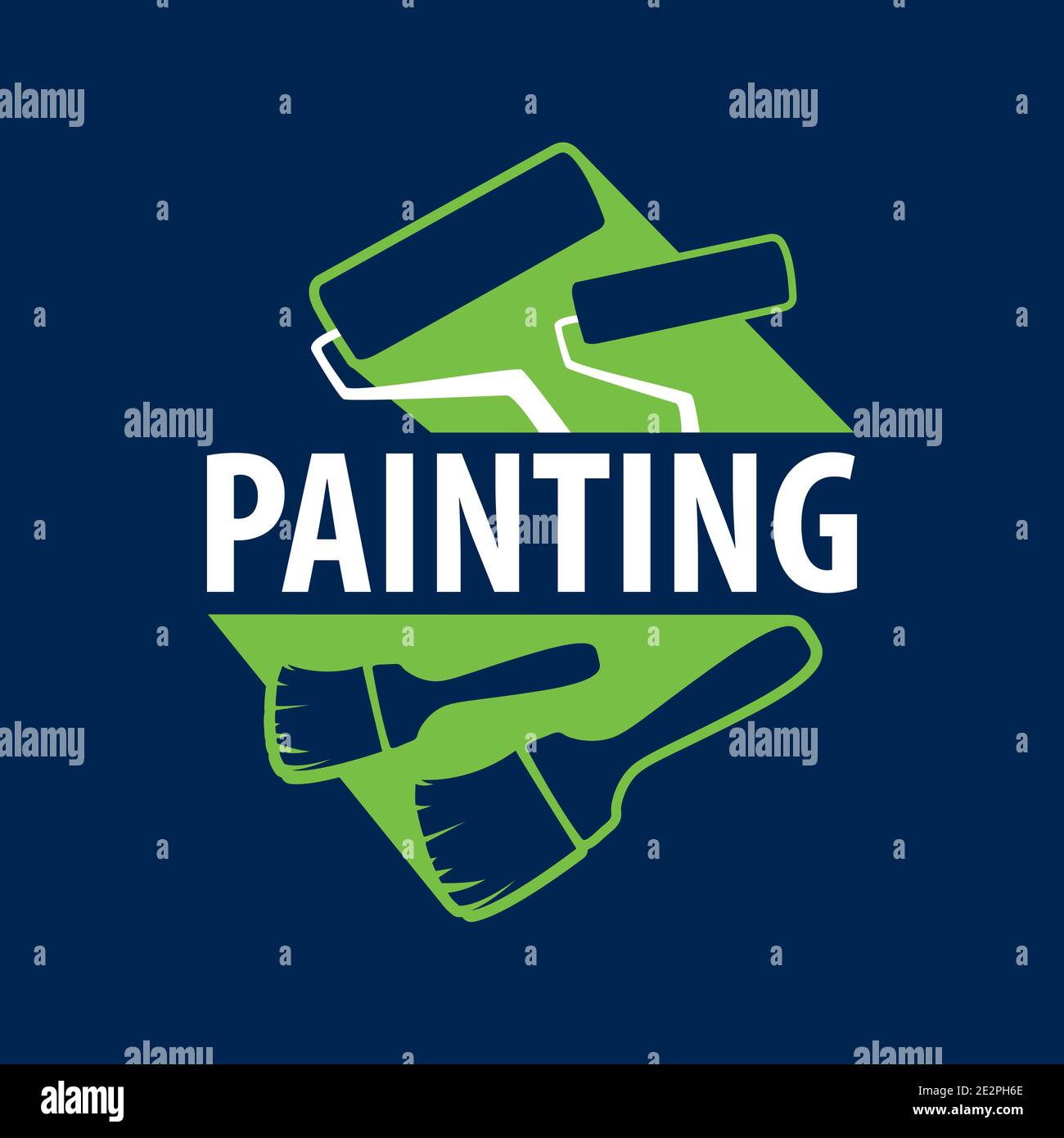 Vector logo of a painter, paint Stock Vector Image & Art - Alamy
