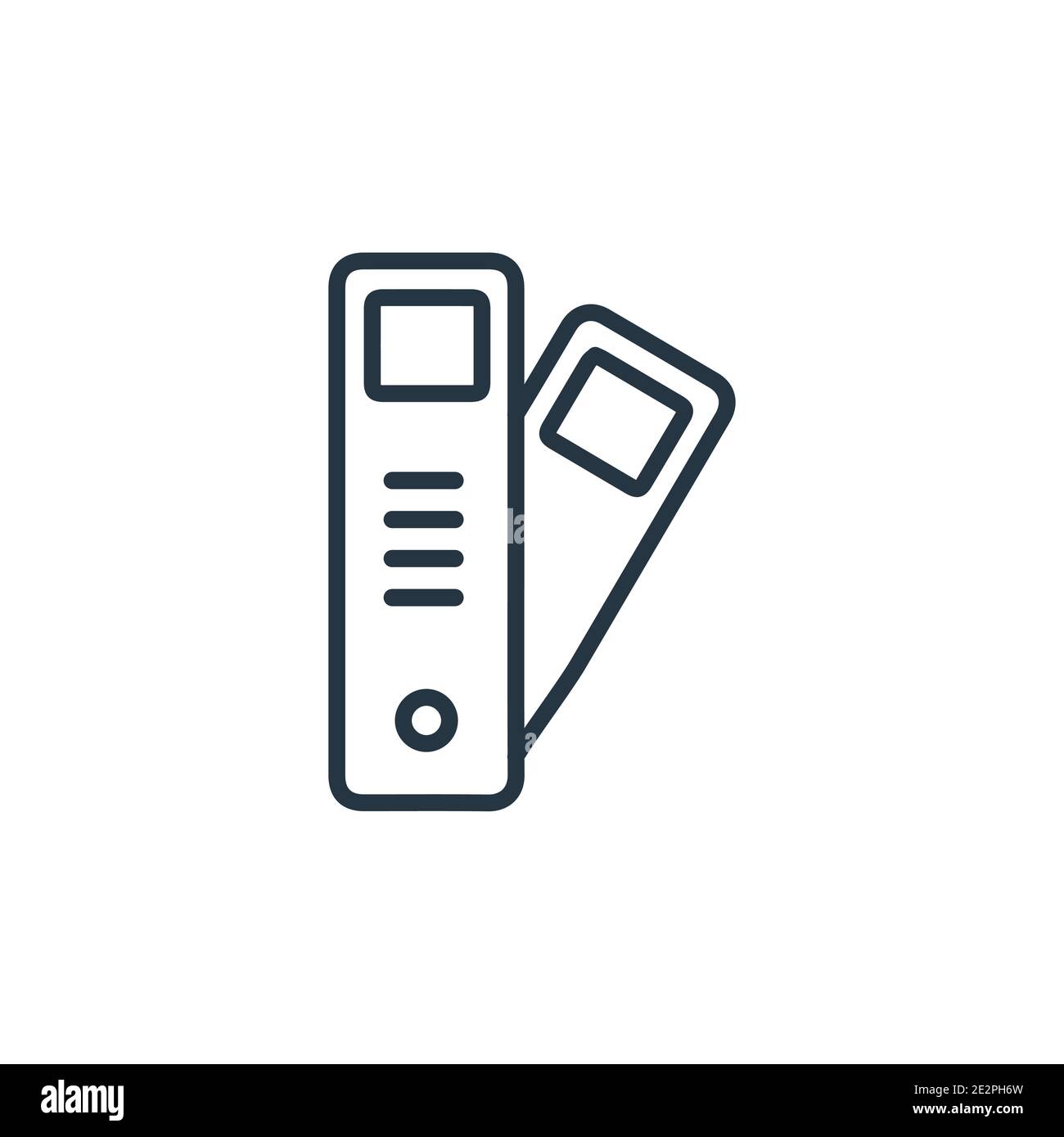 Pantone outline vector icon. Thin line black pantone icon, flat vector ...