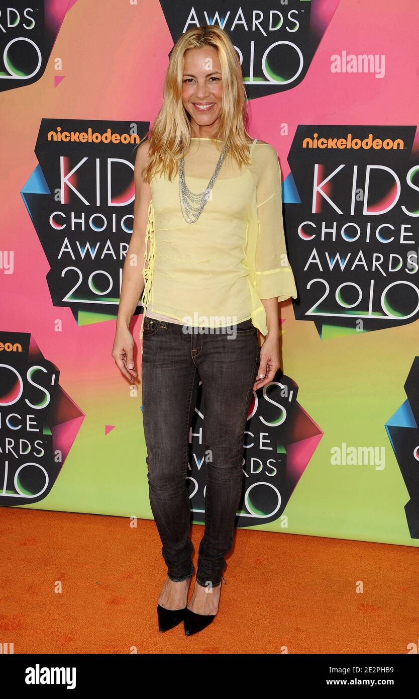 Maria Bello attends the Nickelodeon's 23rd Annual Kids' Choice Awards ...