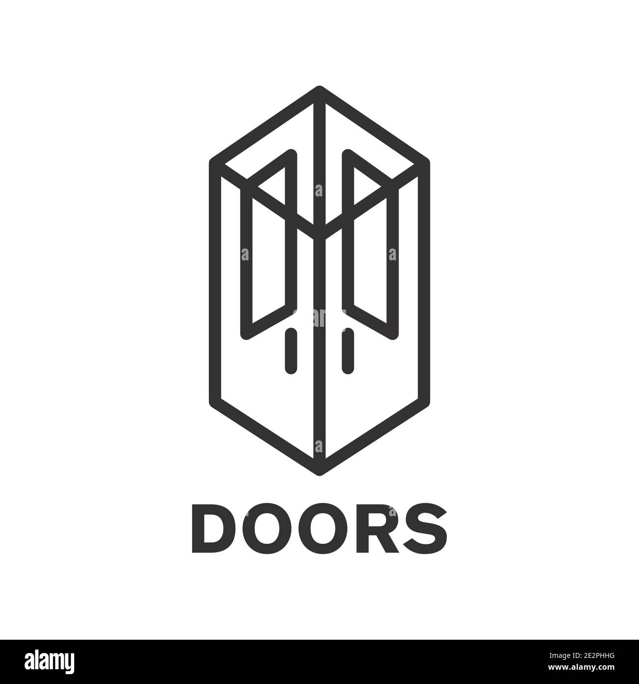 Enter a modern house Stock Vector Images - Alamy