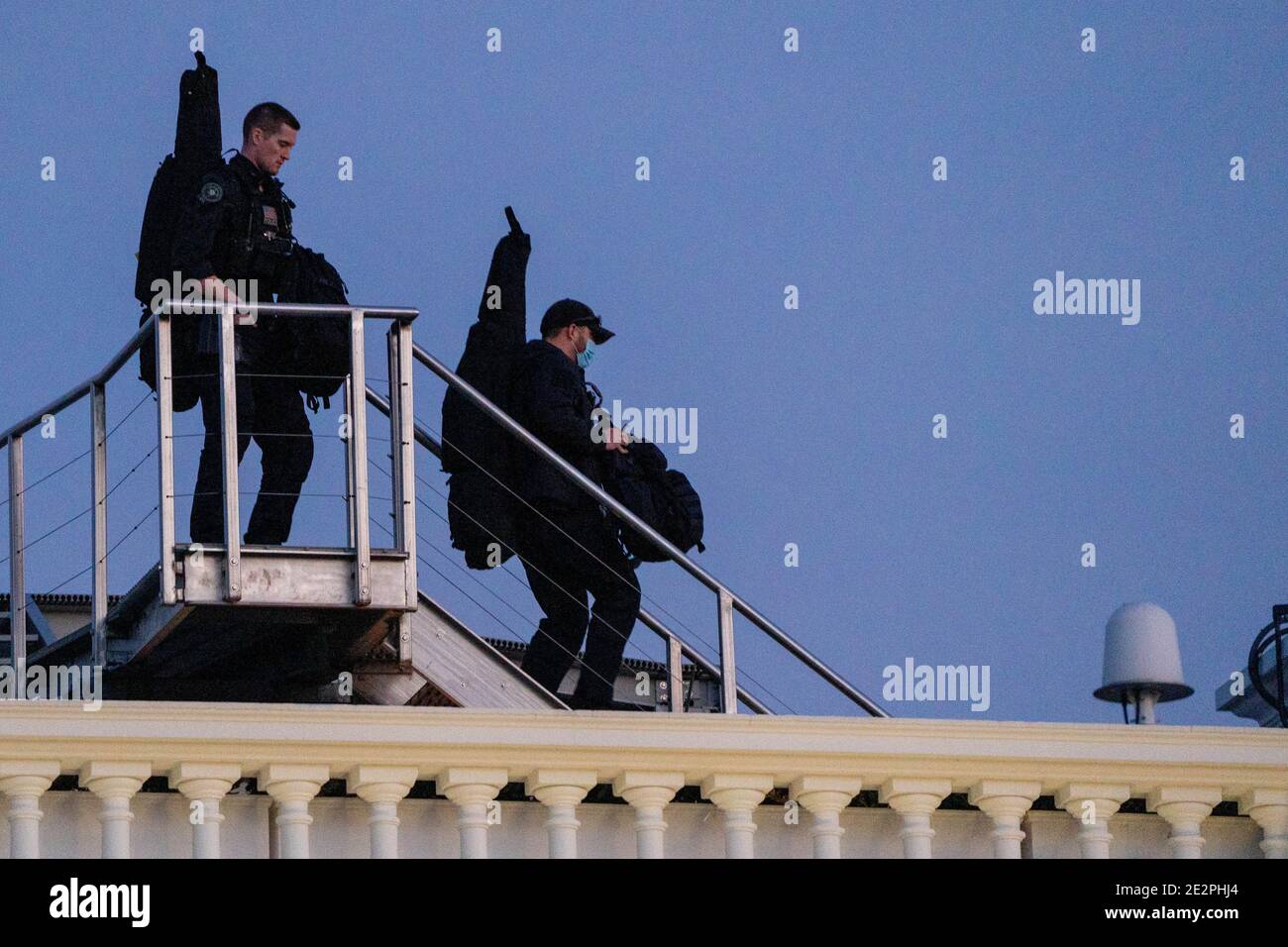 White House Secret Service On Roof