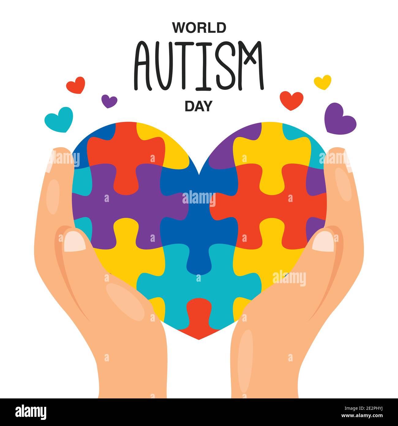 Concept Drawing of Autism Awareness Stock Vector Image & Art - Alamy