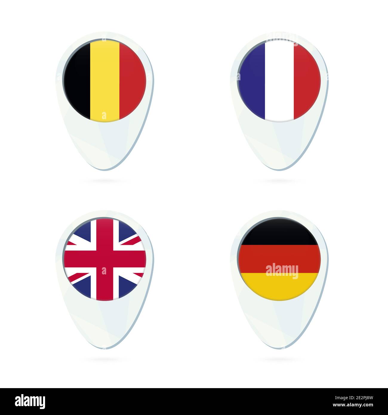 Map of the uk germany Stock Vector Images - Alamy