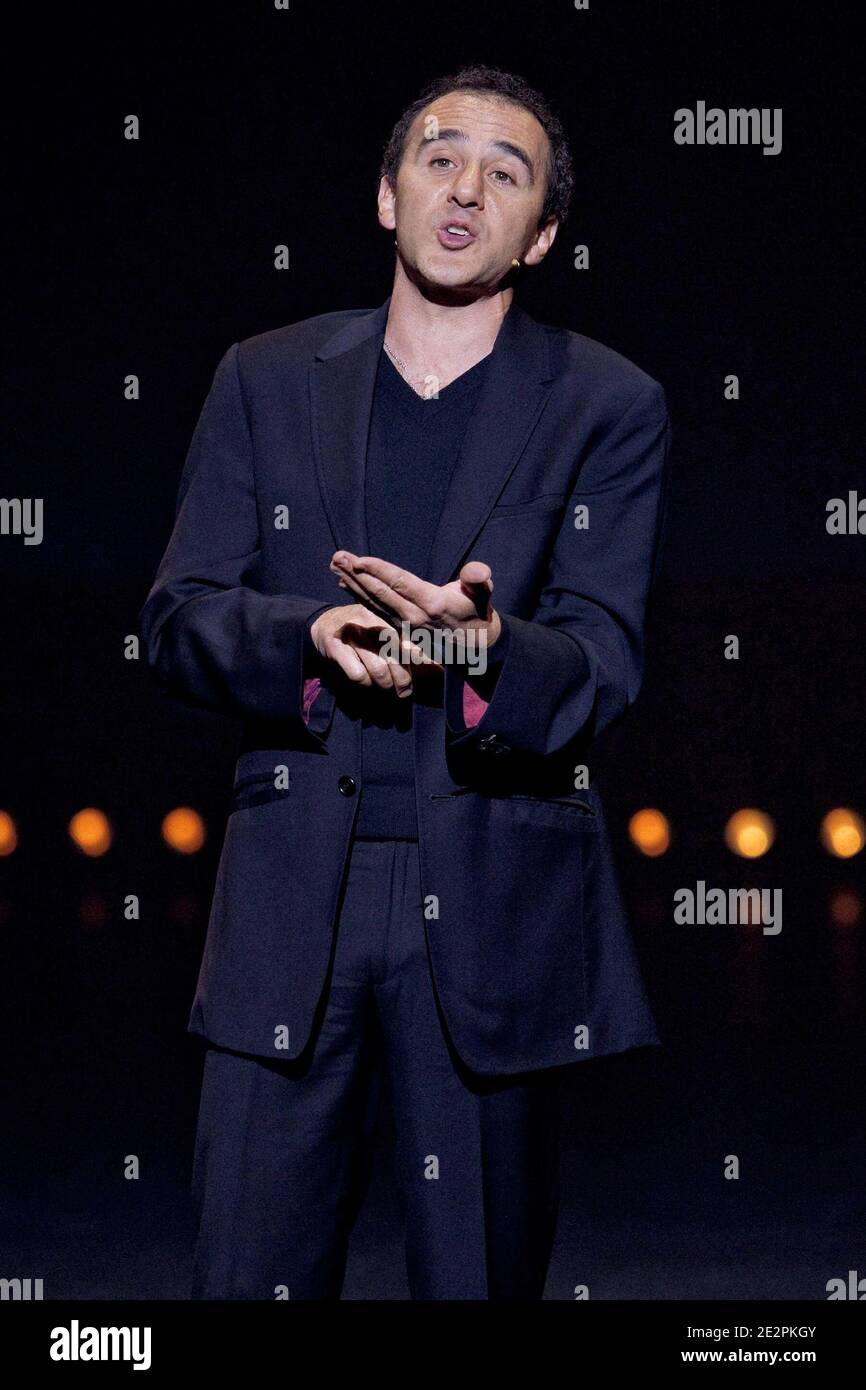 French humorist, actor Elie Semoun performs during "les sérénissimes de ...
