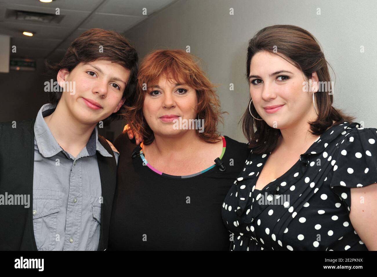 Michèle Bernier with daughter Charlotte Gaccio and son Enzo Gaccio at ...