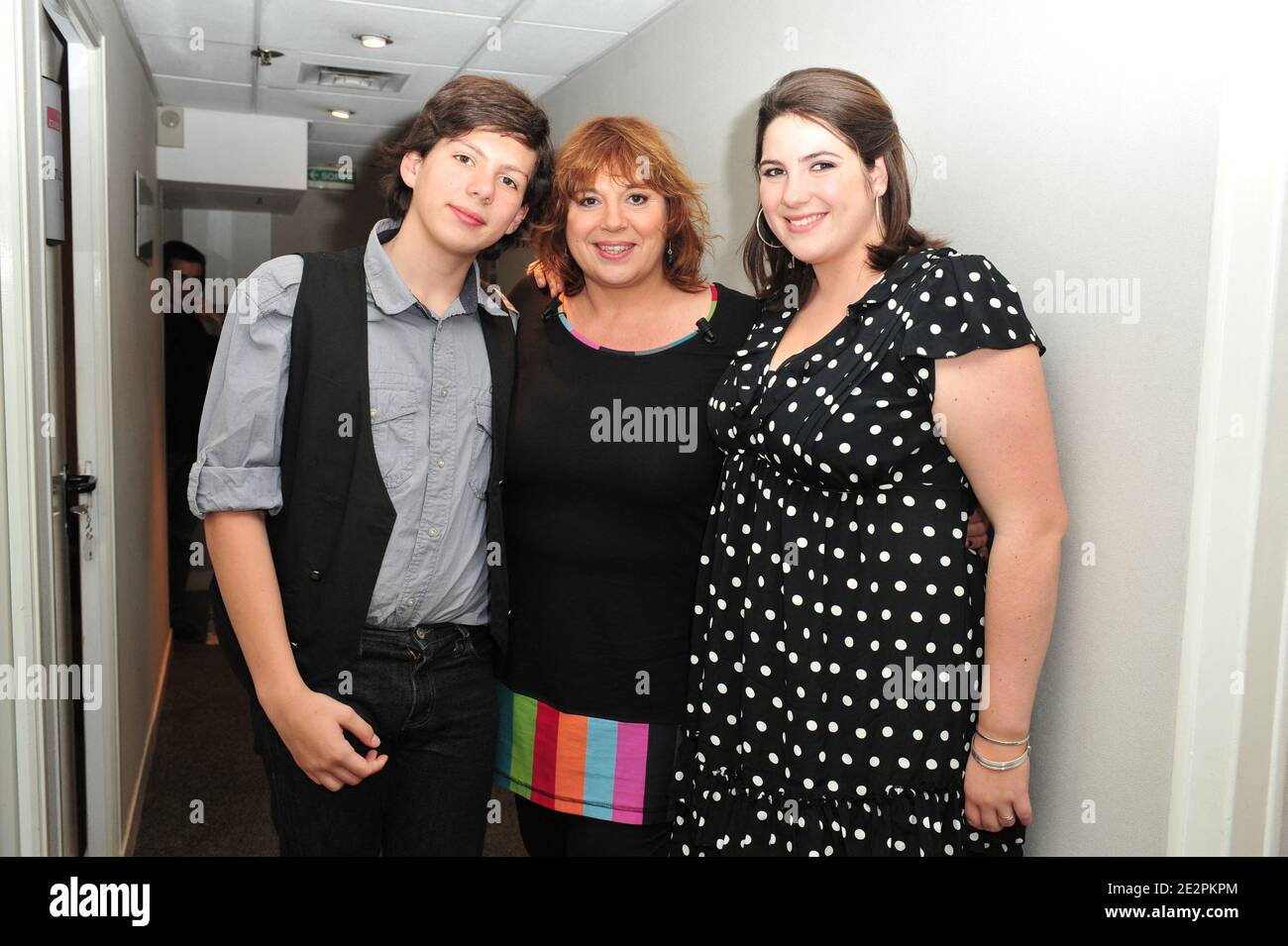 Michèle Bernier with daughter Charlotte Gaccio and son Enzo Gaccio at ...