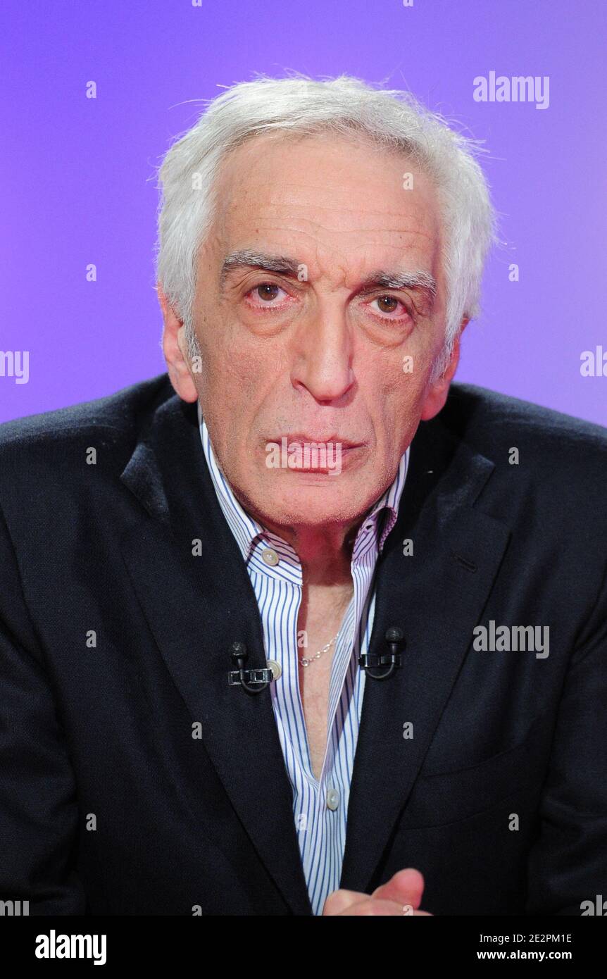 Gerard Darmon lors de l'enregistrement de l'emission Vie Privee, Vie ...
