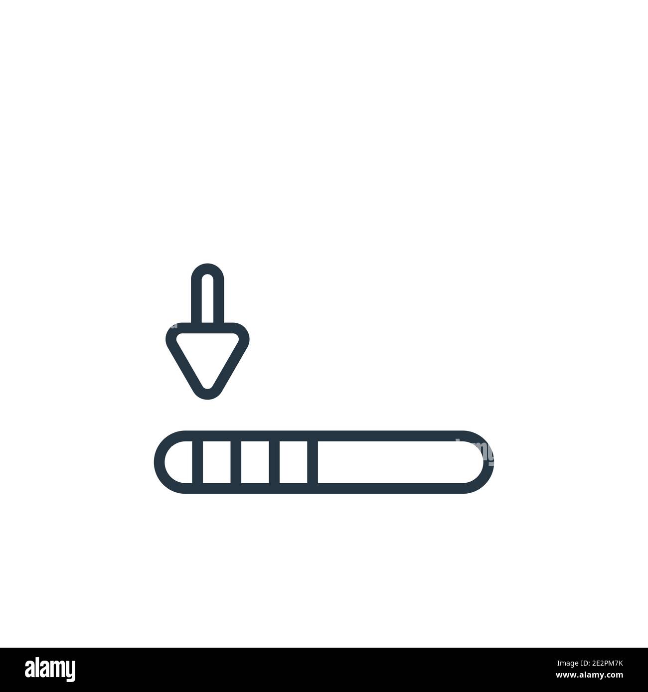 Window scrolling left outline vector icon. Thin line black window scrolling left icon, flat ...