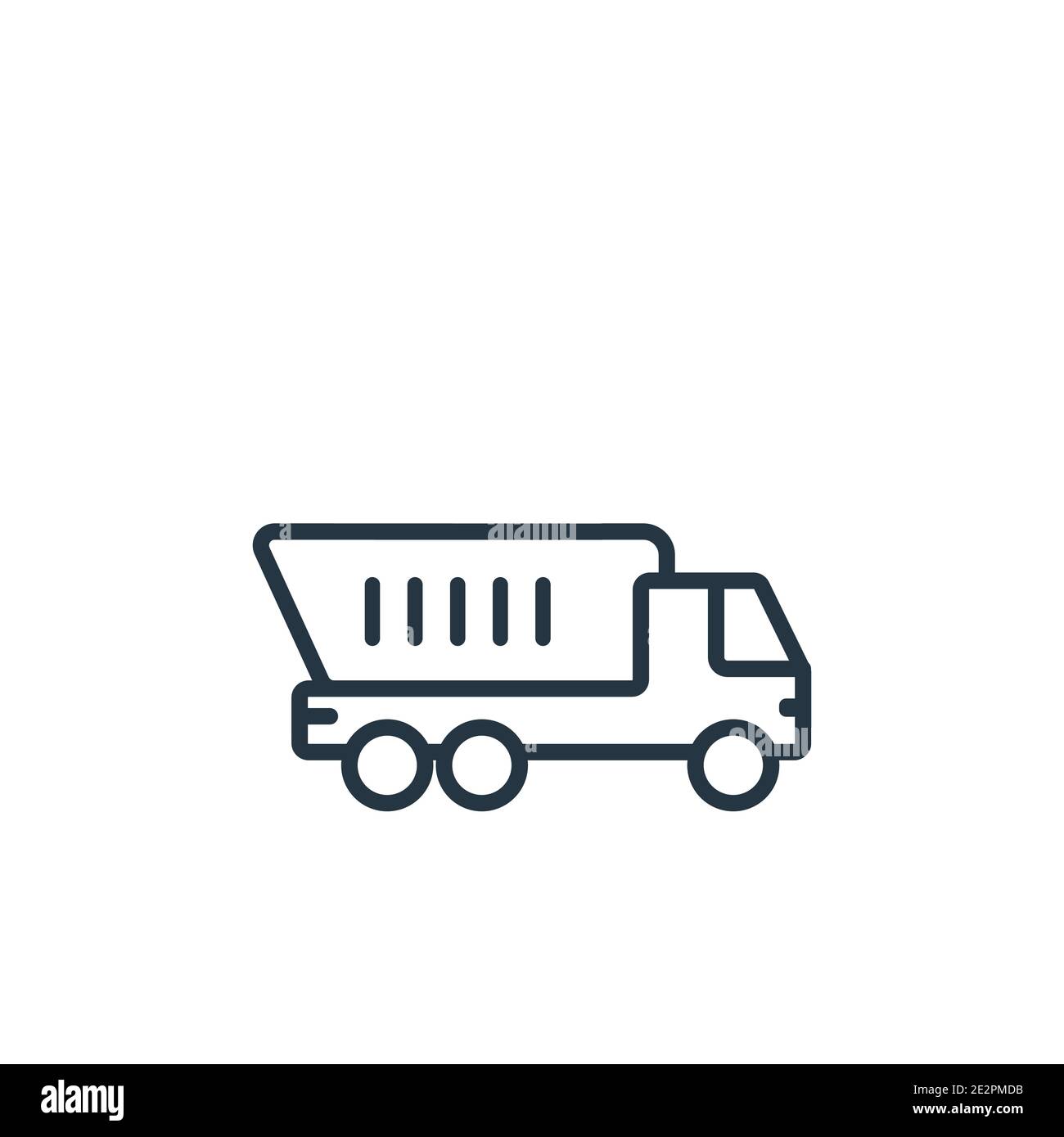 Lorry on building site Stock Vector Images - Alamy