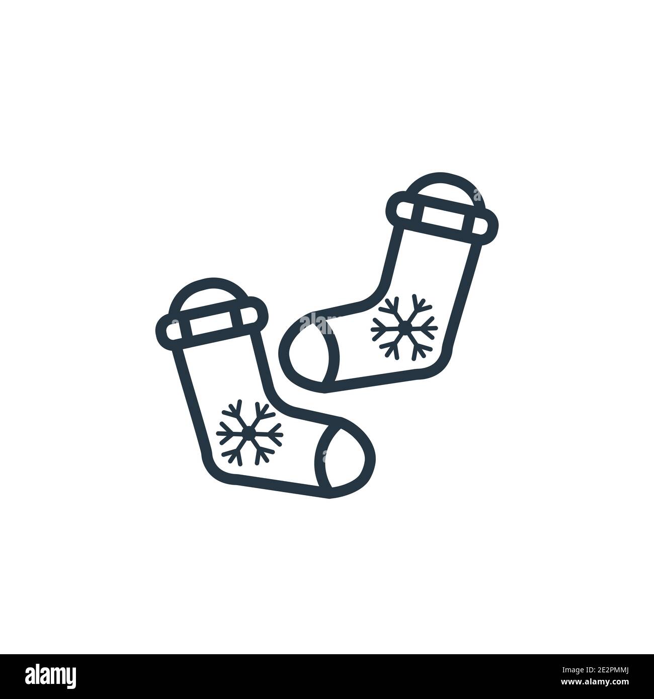 Socks outline vector icon. Thin line black socks icon, flat vector ...