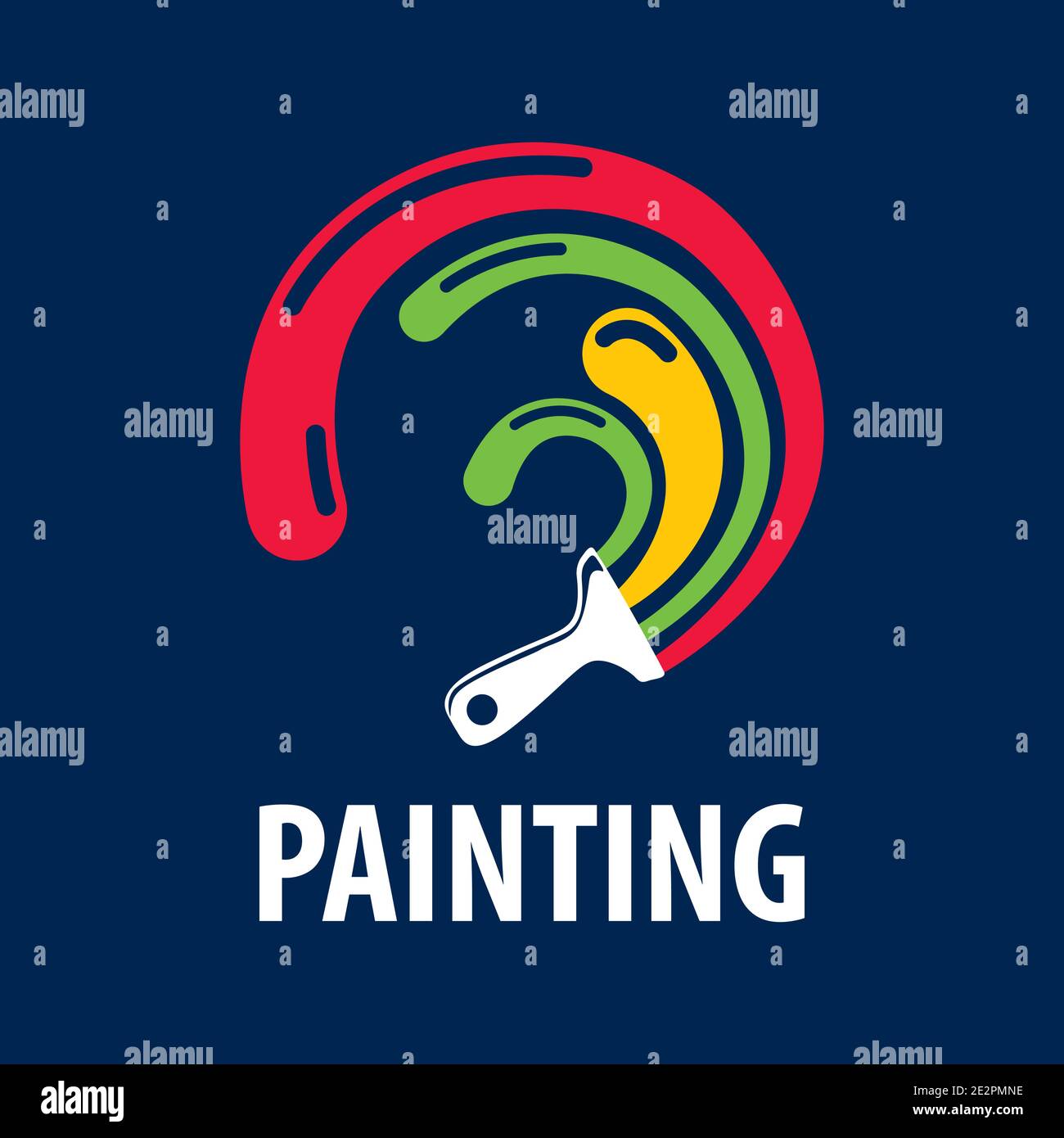 Vector logo of a painter, paint Stock Vector Image & Art - Alamy
