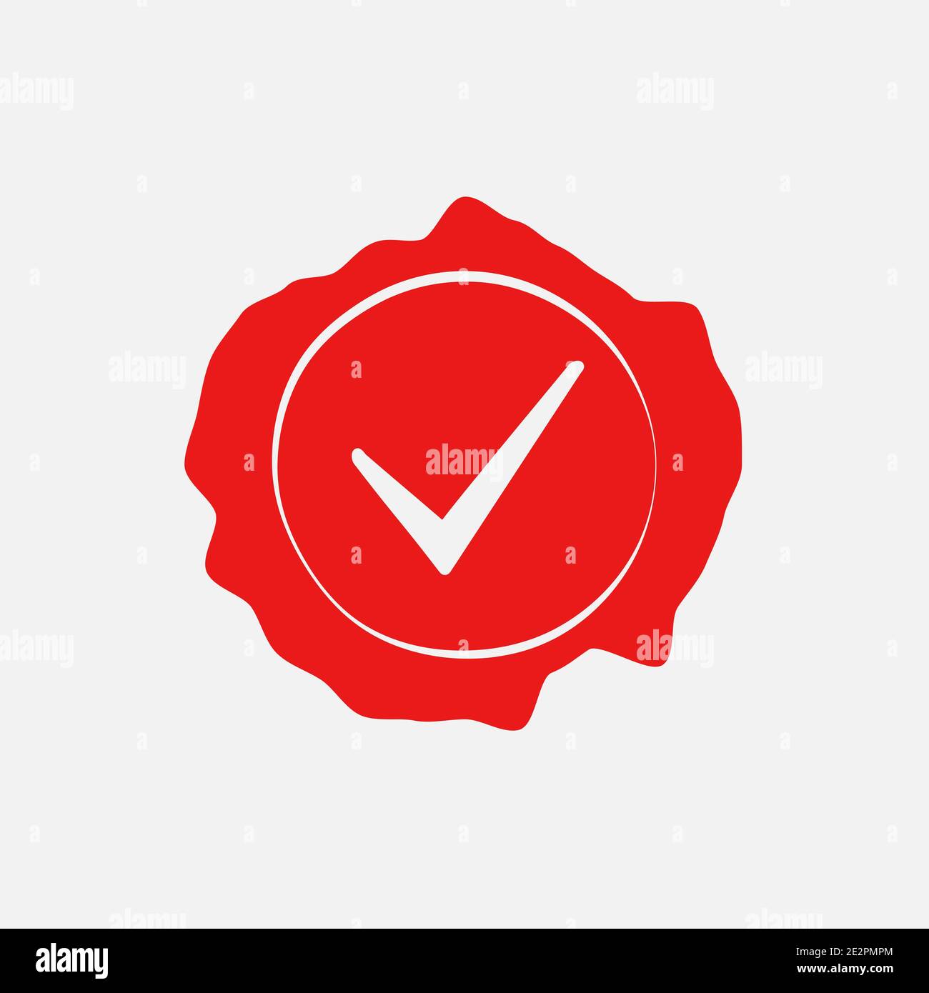 Stamp Check Mark 7 Stock Vector Image & Art - Alamy
