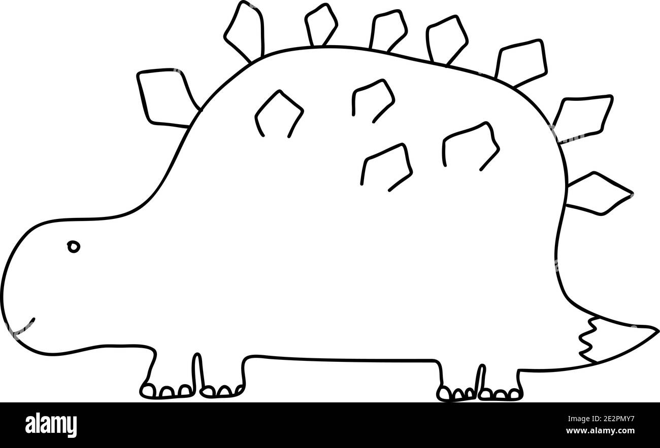 How To Draw A Cute Baby Dinosaur
