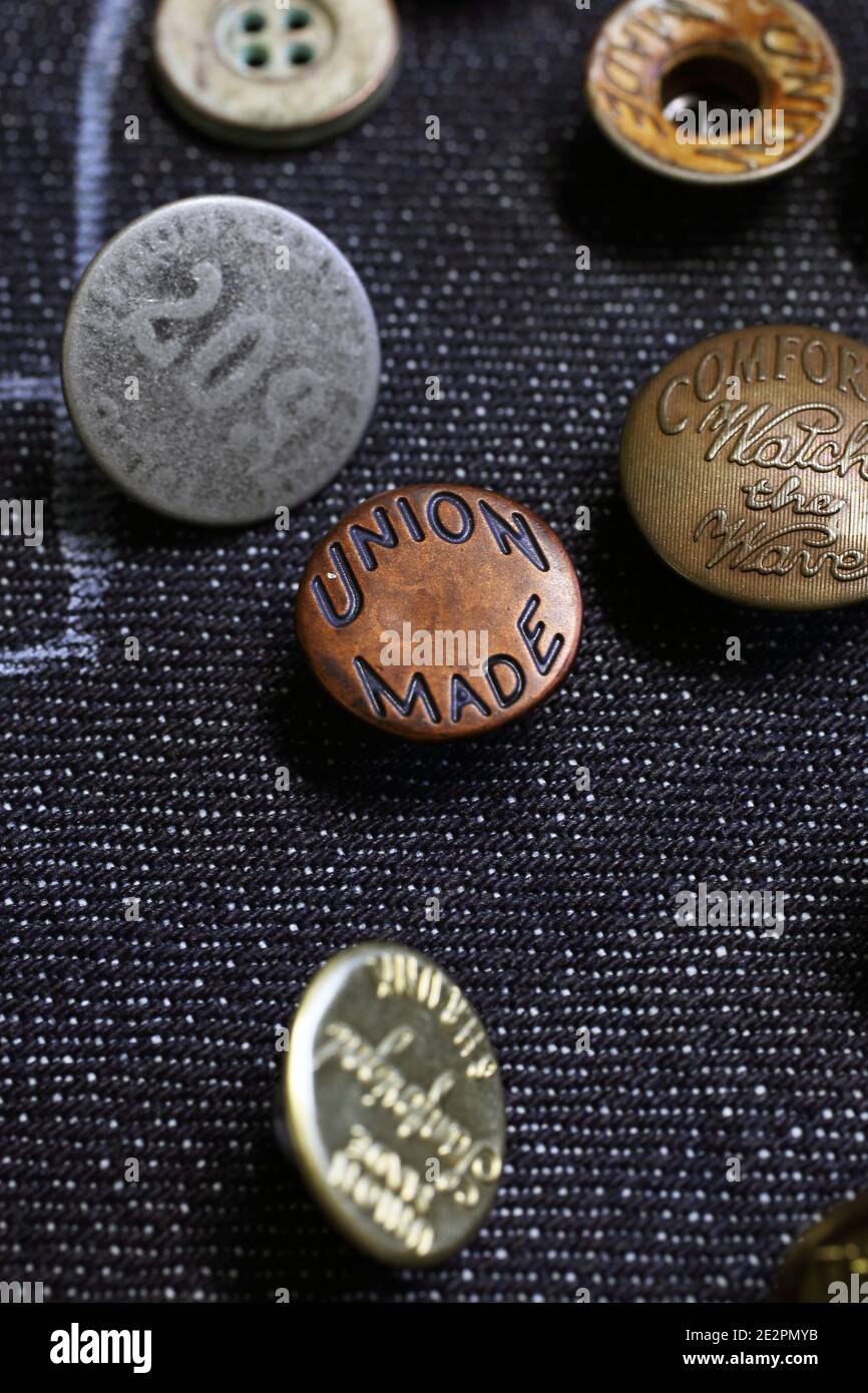 Garment buttons hi-res stock photography and images - Alamy