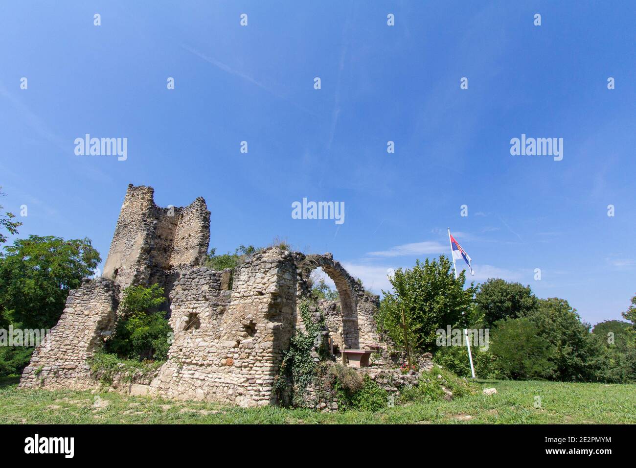 Abandoned church of the Manastir savinac monastery in Stari ledinci ...
