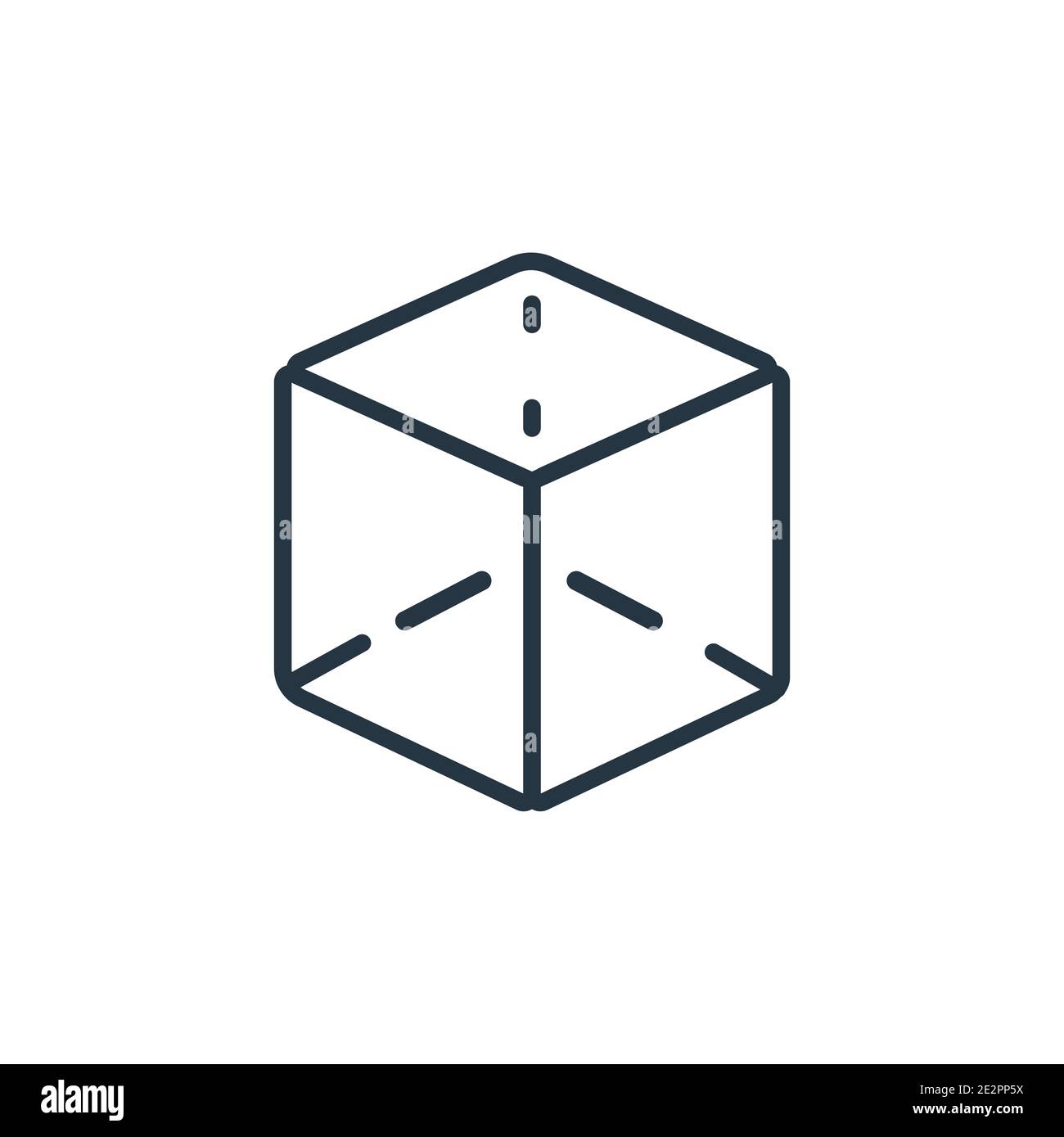3d design outline vector icon. Thin line black 3d design icon, flat ...