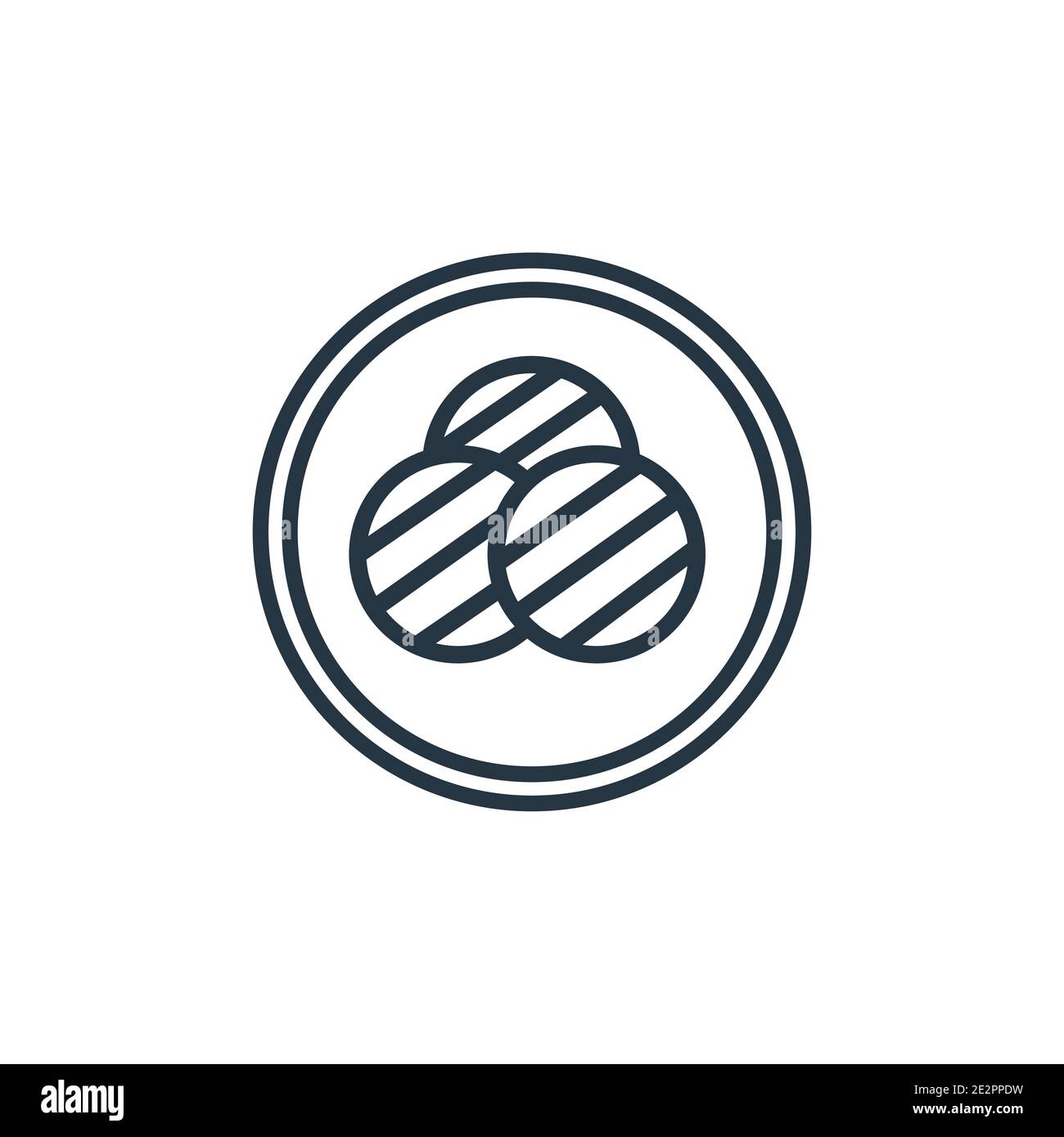 Combination outline vector icon. Thin line black combination icon, flat ...