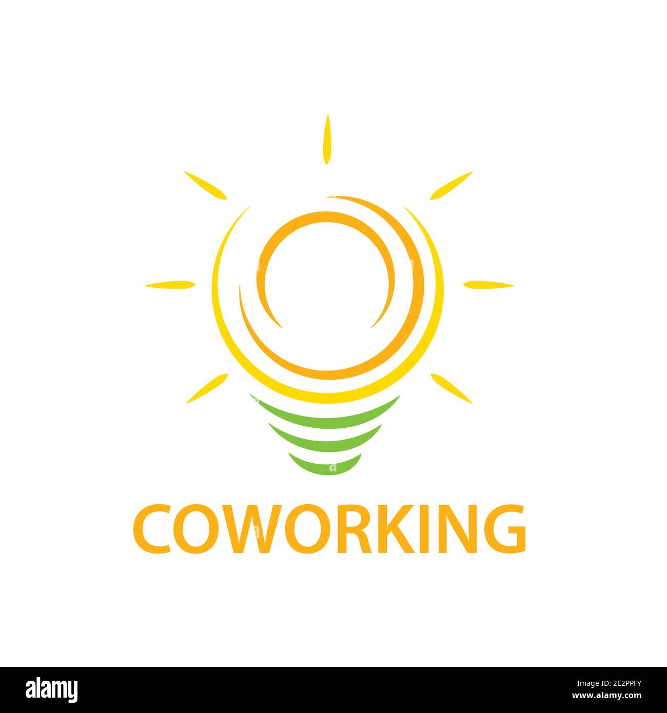 Vector logo coworking and workspace Stock Vector Image & Art - Alamy