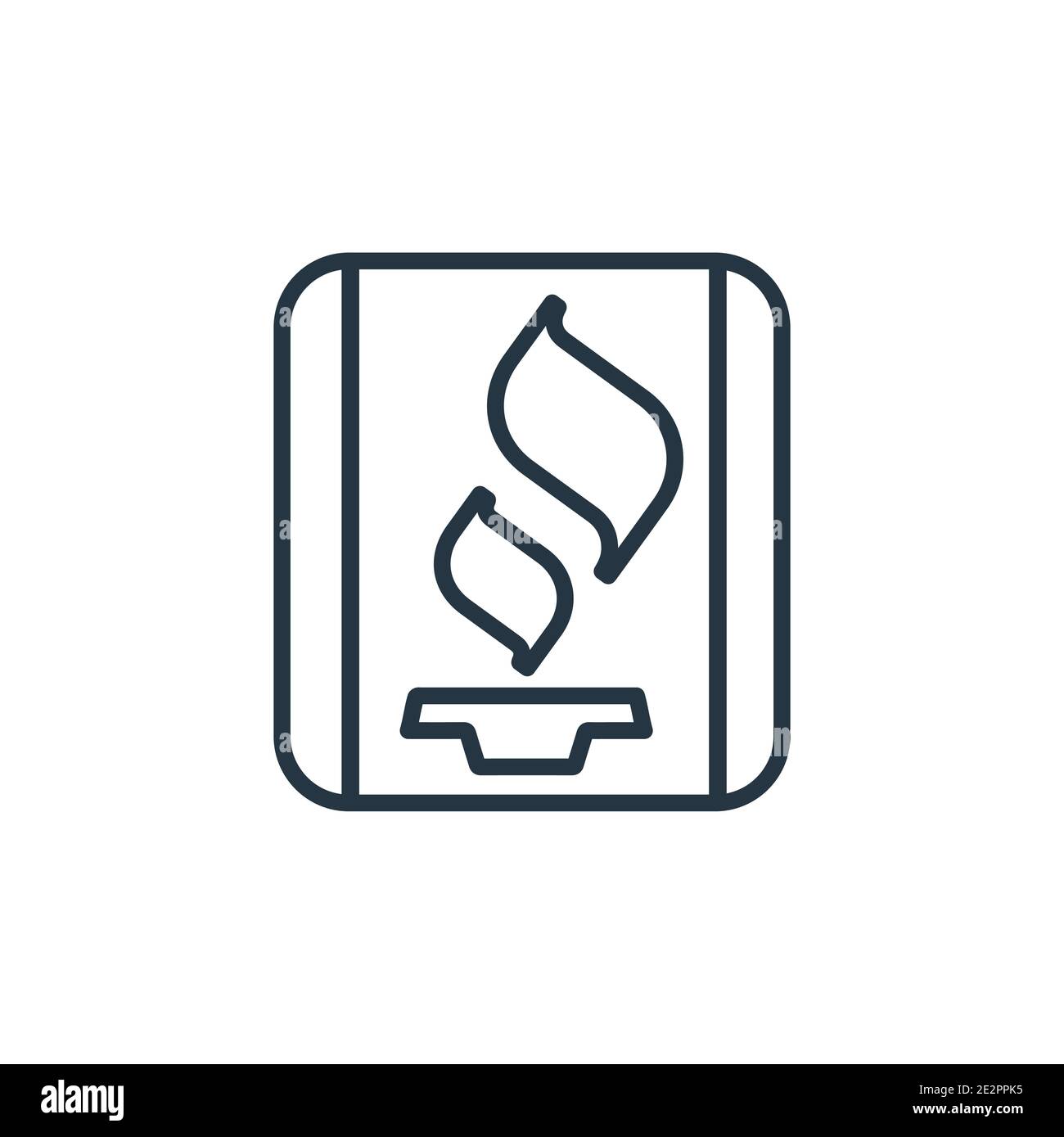 Bbb outline vector icon. Thin line black bbb icon, flat vector simple ...