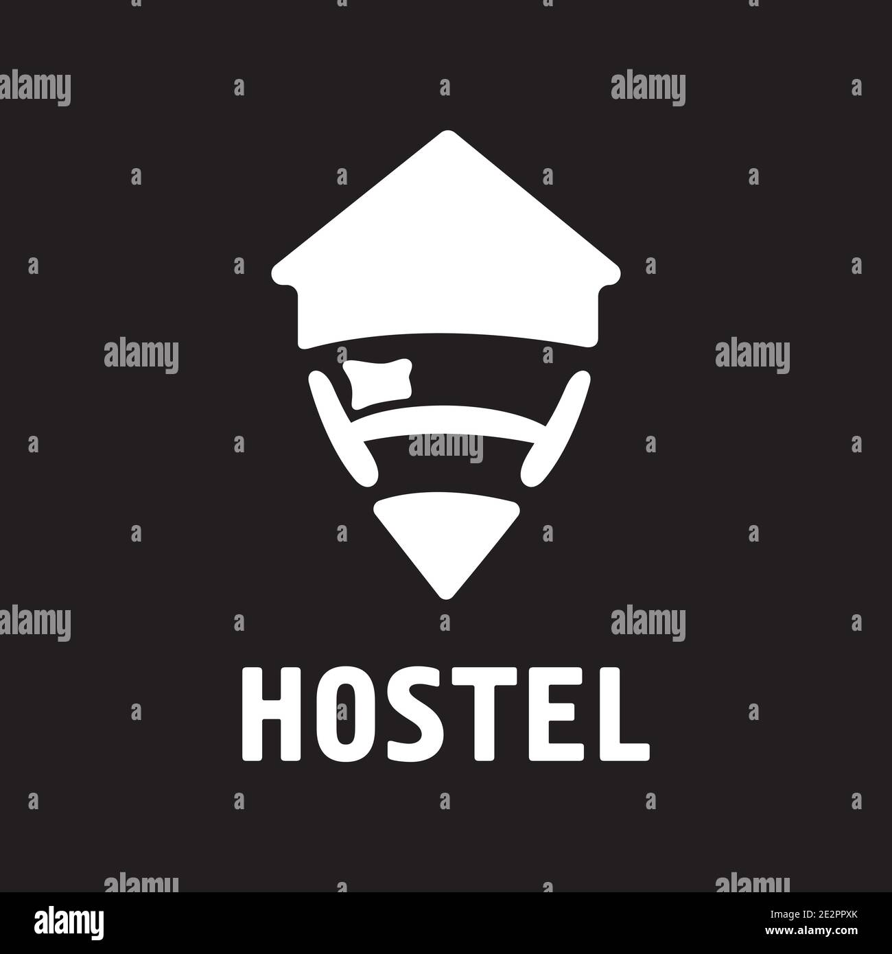 Vector logo of a hostel, hotel Stock Vector Image & Art - Alamy