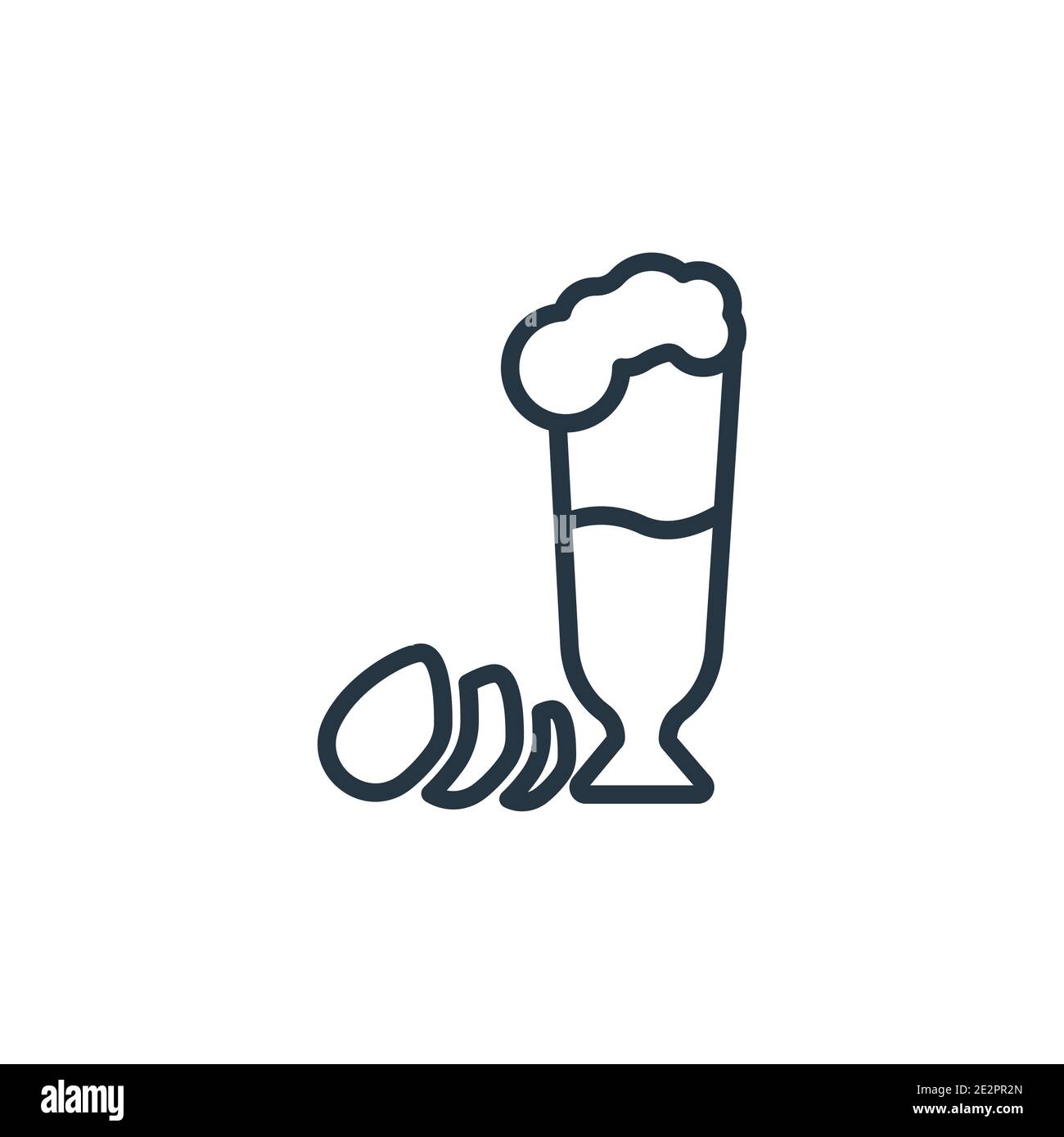 Ham outline vector icon. Thin line black ham icon, flat vector simple ...